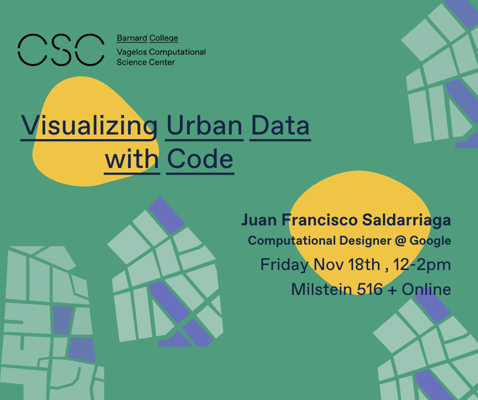 Workshop: Visualizing Urban Data with Code | Barnard Library