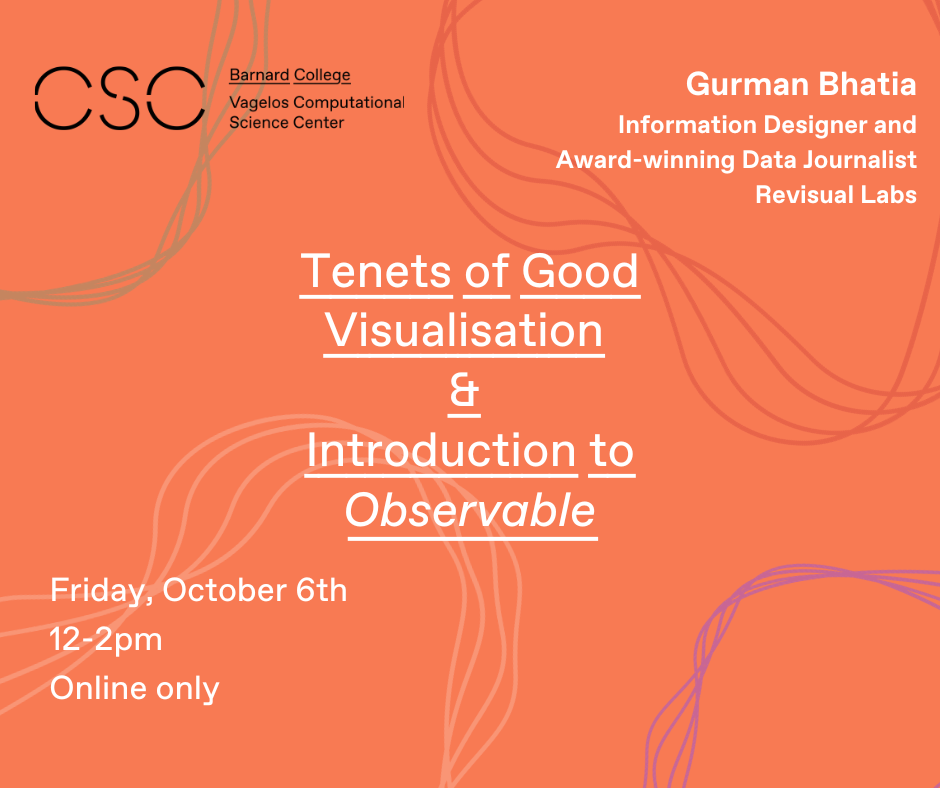 CSC Workshop: Tenets of Good Visualisation & Introduction to Observable ...