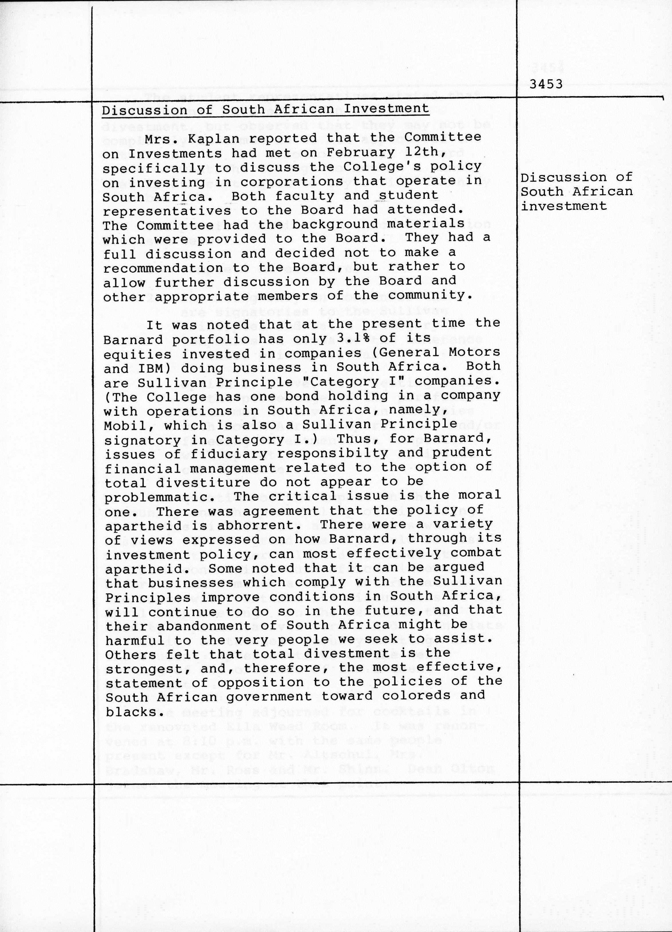 Newly Reprocessed Collection: Board of Trustee Records | Barnard Library